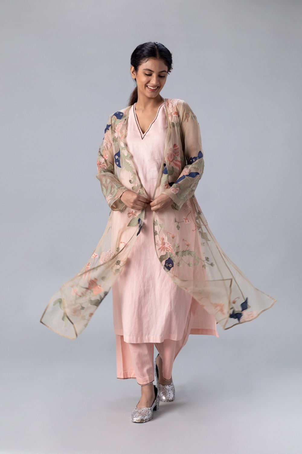 Buy Keshar Cape from C&W | Jackets And Overlays for Women – Canvas And Weaves