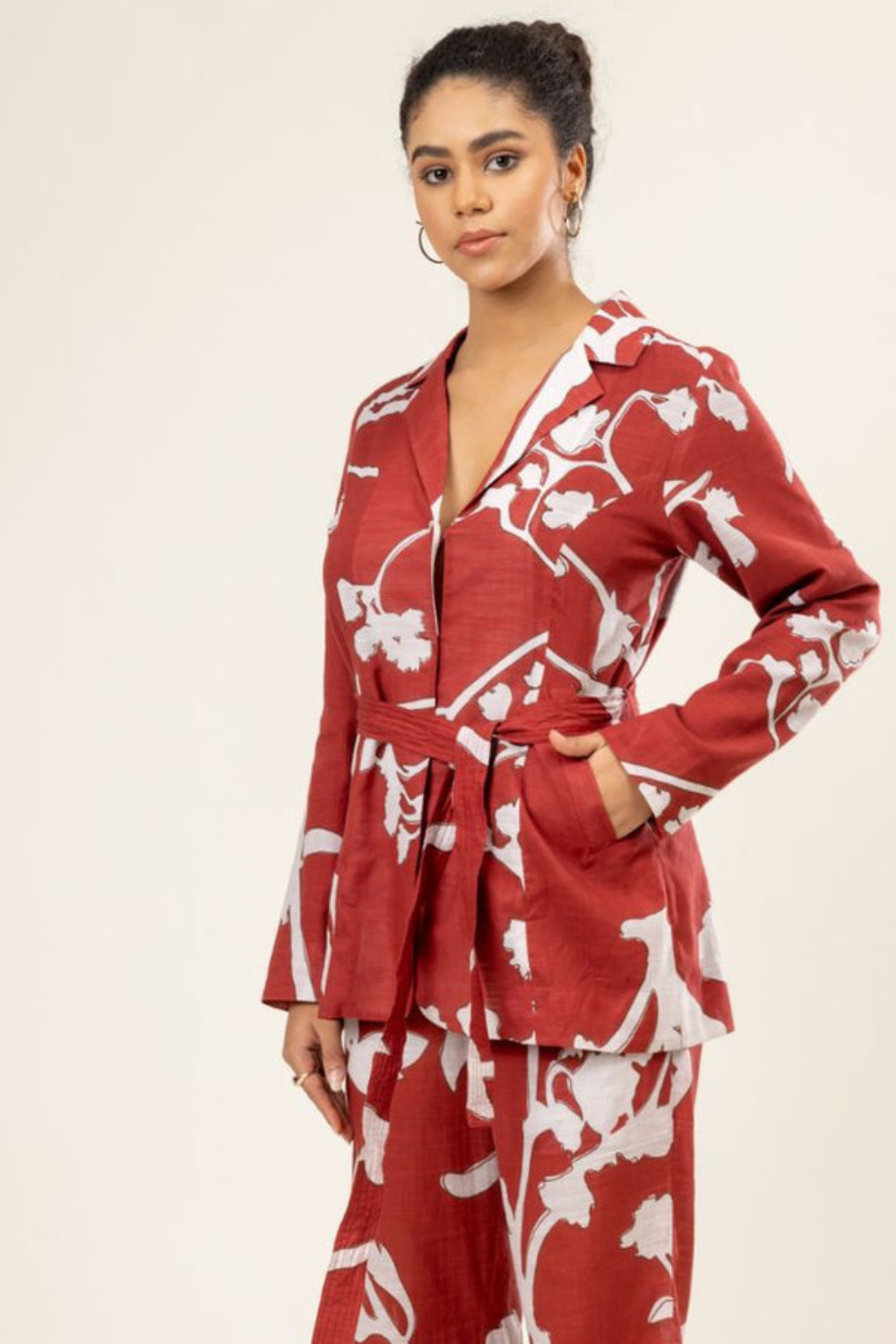 Buy SYBIL PRINTED JACKET from C&W | Jackets And Overlays for Women