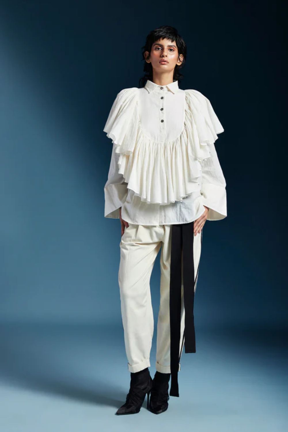 Buy Ana Shirt-White from C&W | Tops And Shirts for Women – Canvas And ...