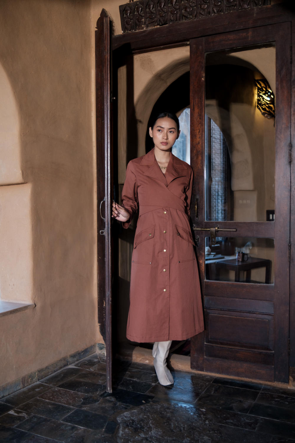 Buy Copenhagen Trench-Copper from C&W | Jackets And Overlays for Women