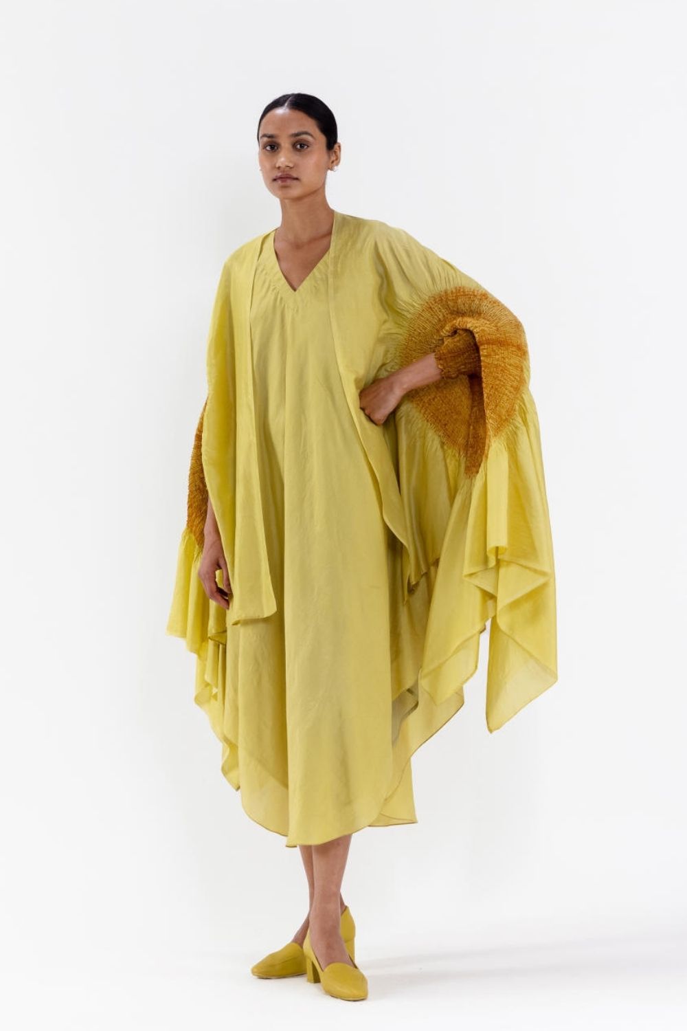 Buy SEGMENT CAPE - LIME from C&W | Jackets And Overlays for Women ...