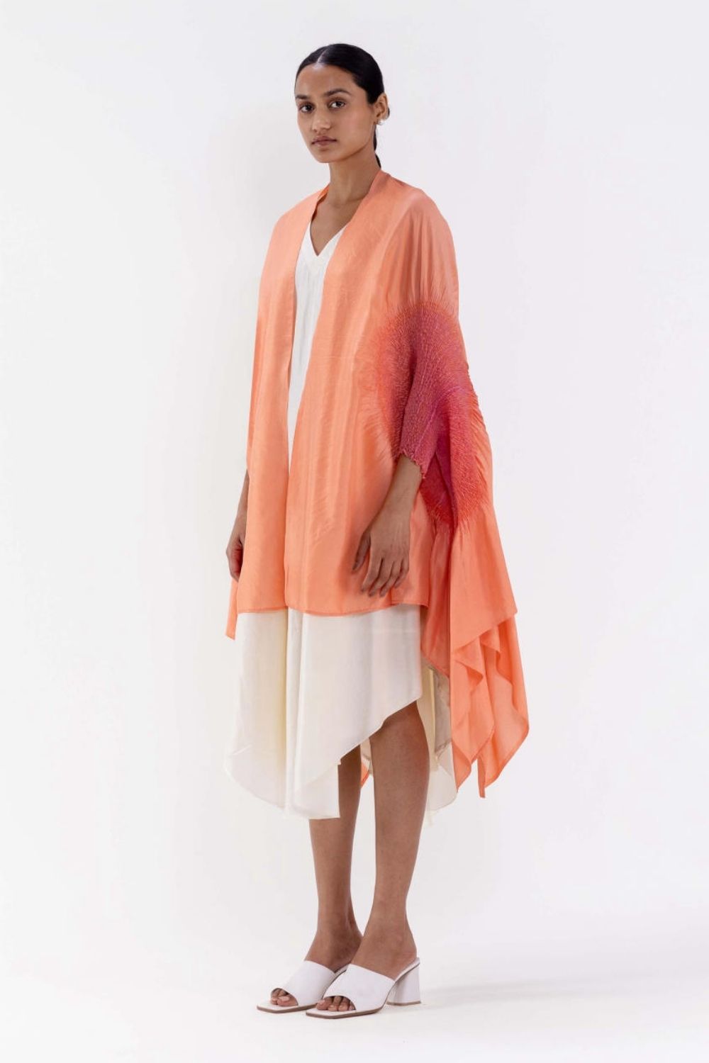 Buy SEGMENT CAPE - PINK from C&W | Jackets And Overlays for Women ...