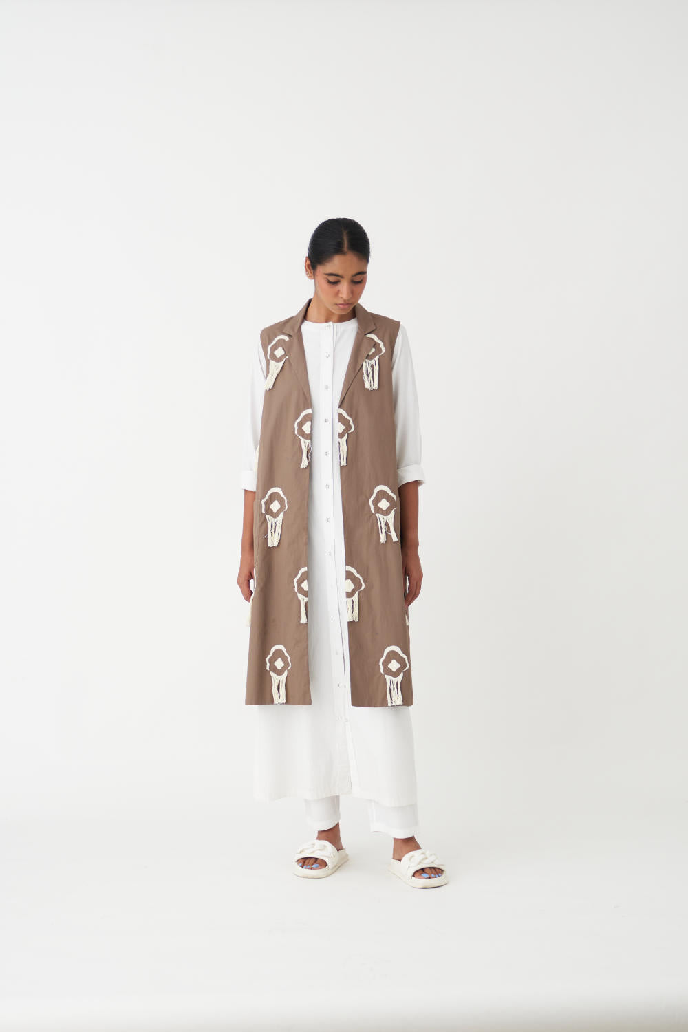 Buy FRINGE BACK PLEAT JACKET (SET OF 3) - CEDAR from C&W | Co-Ord Sets ...