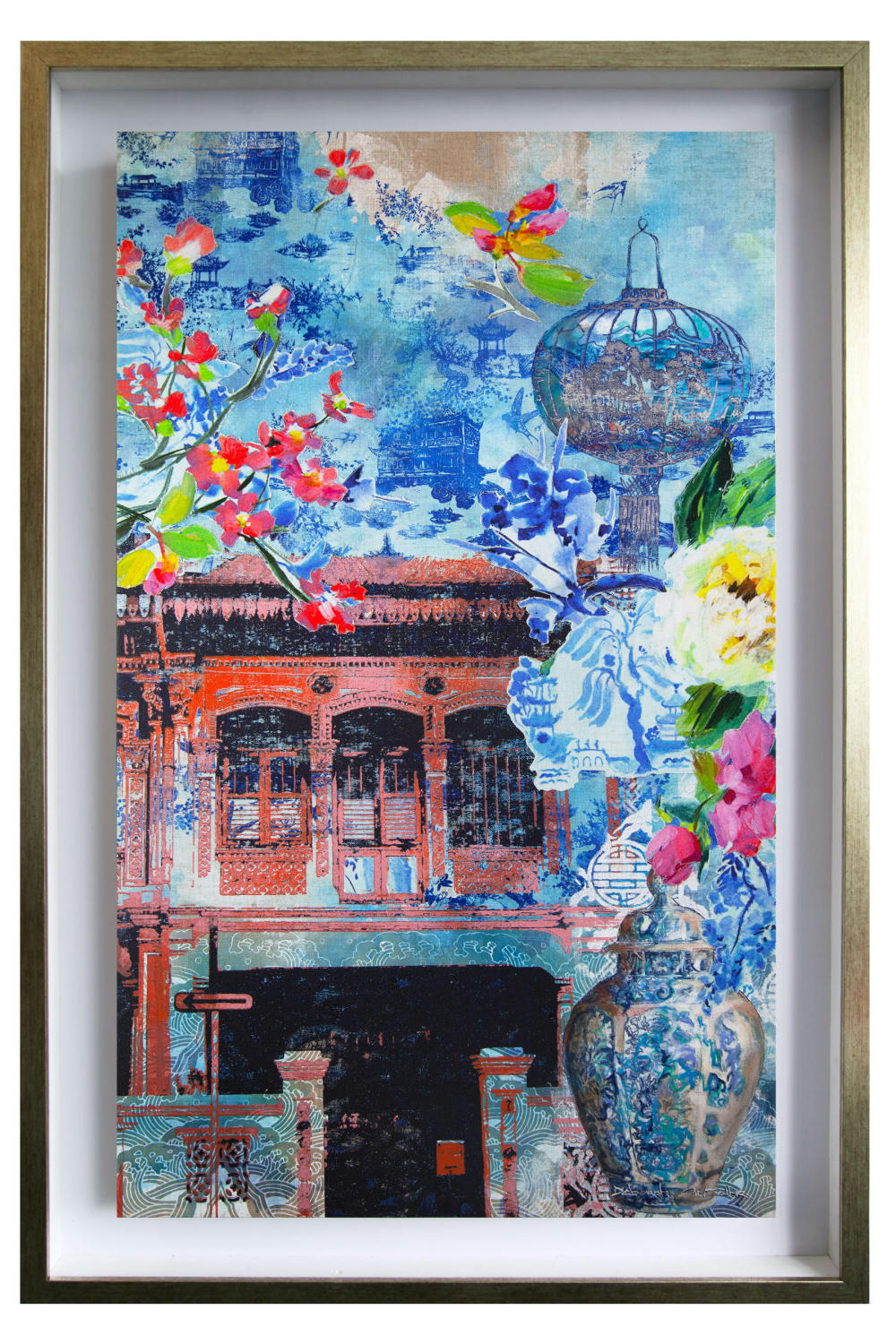 Buy Mandarin Rose Canvas Print by Talking Textiles by Deborah McKellar ...