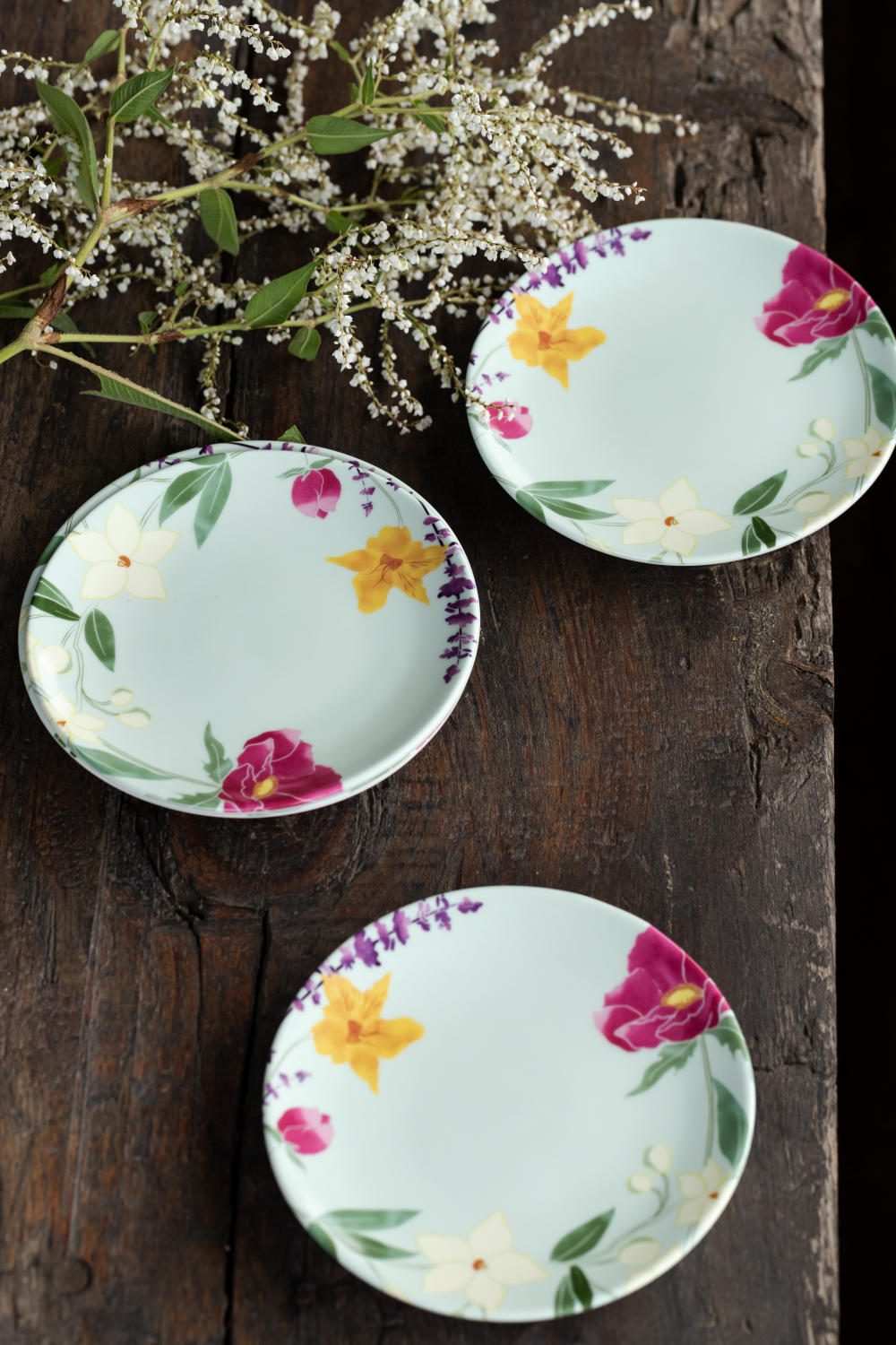 Buy Postcards From Shimla- Pastoral Appetiser Plates | Ceramics for ...